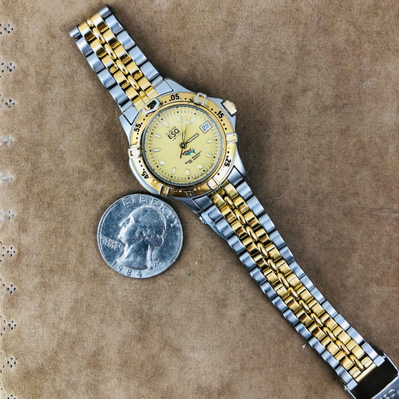 Movado | Accessories | Vintage Rare Movado Esq Swiss Date Diver Watch ...